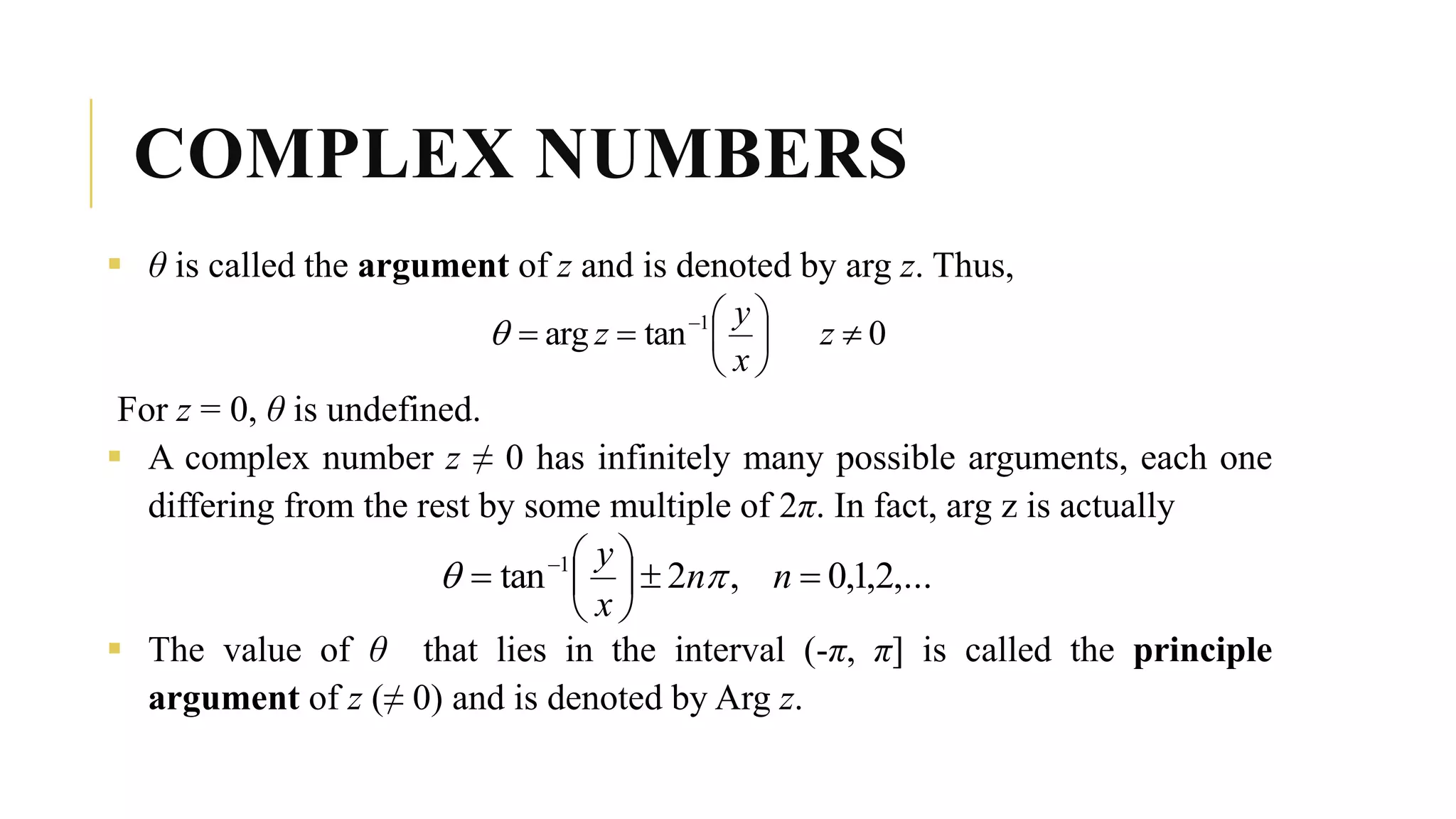 1. introduction to complex numbers | PDF