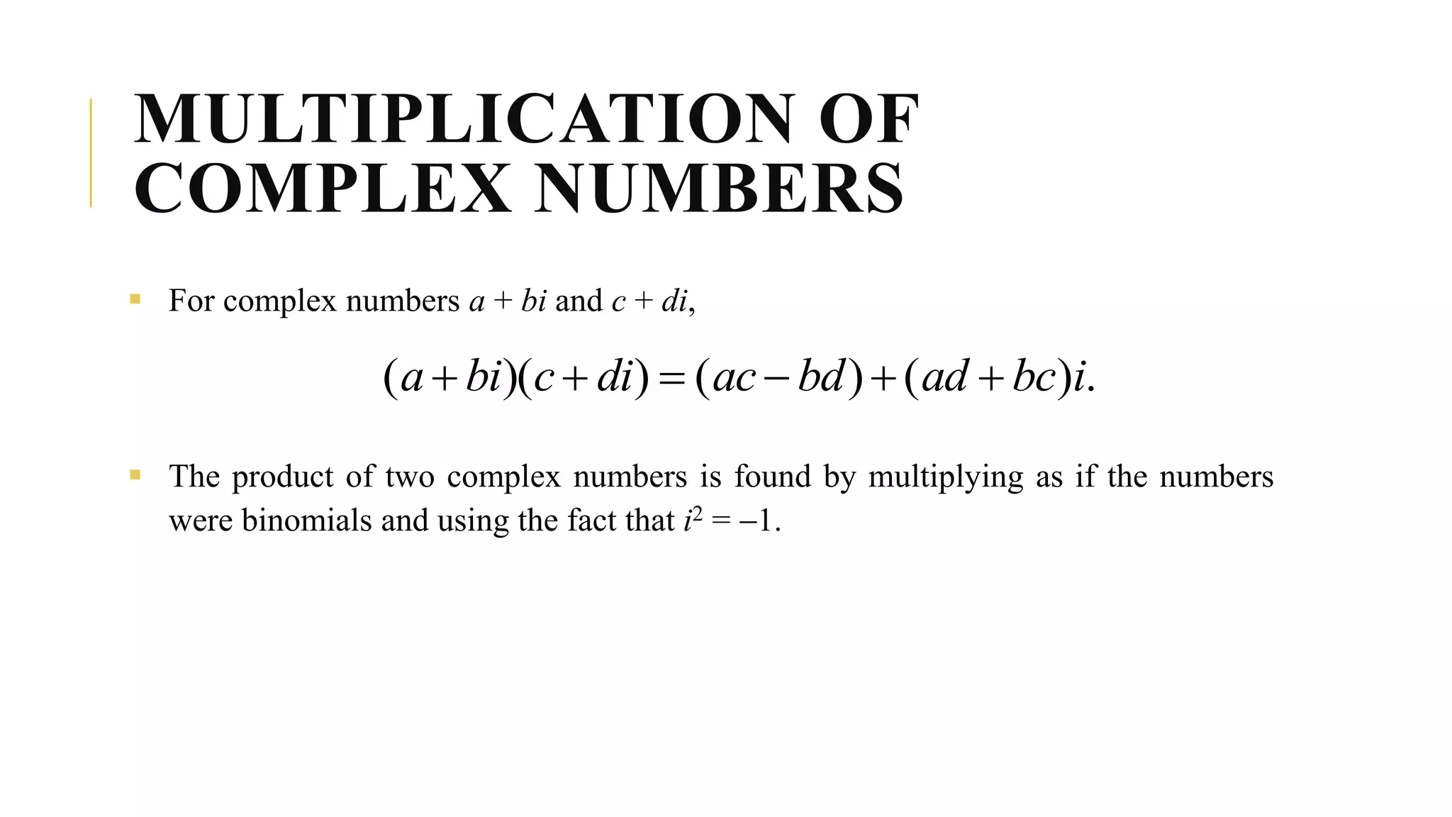 1. introduction to complex numbers | PDF