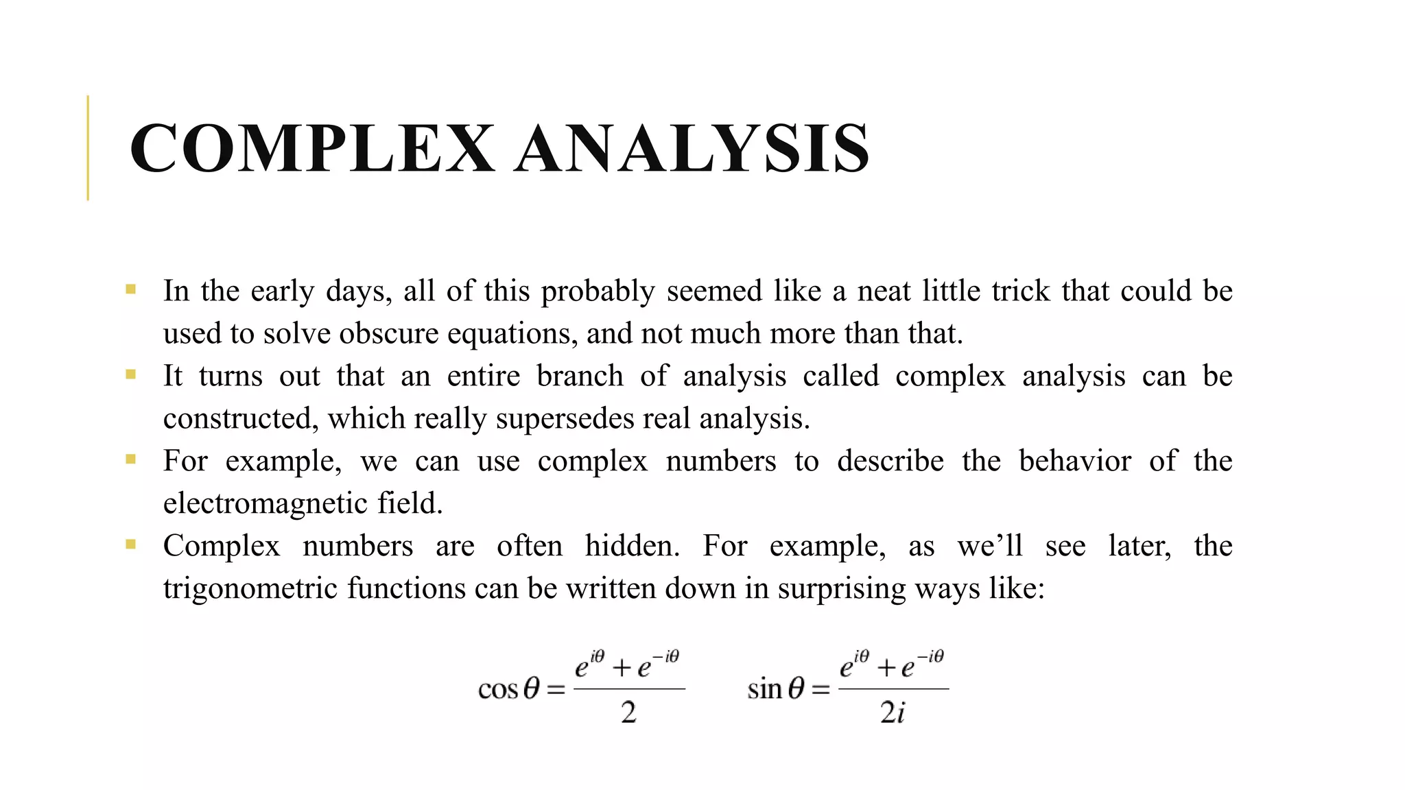 1. introduction to complex numbers | PDF