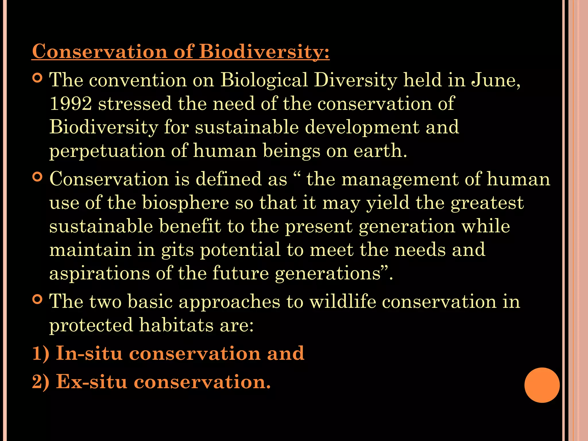Biodiversity & Conservation | PPT