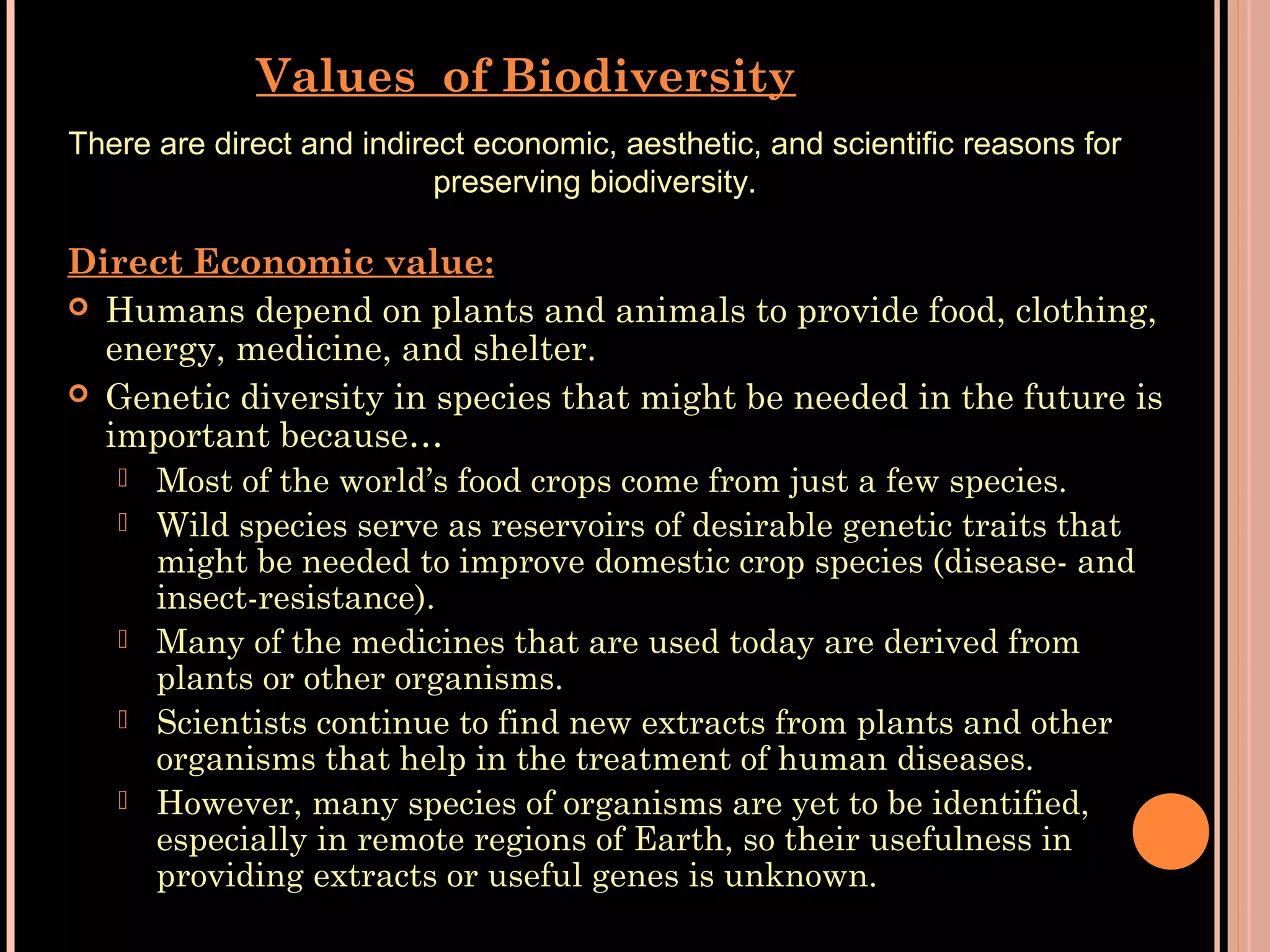 Biodiversity & Conservation | PPT