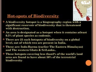 Biodiversity & Conservation | PPT