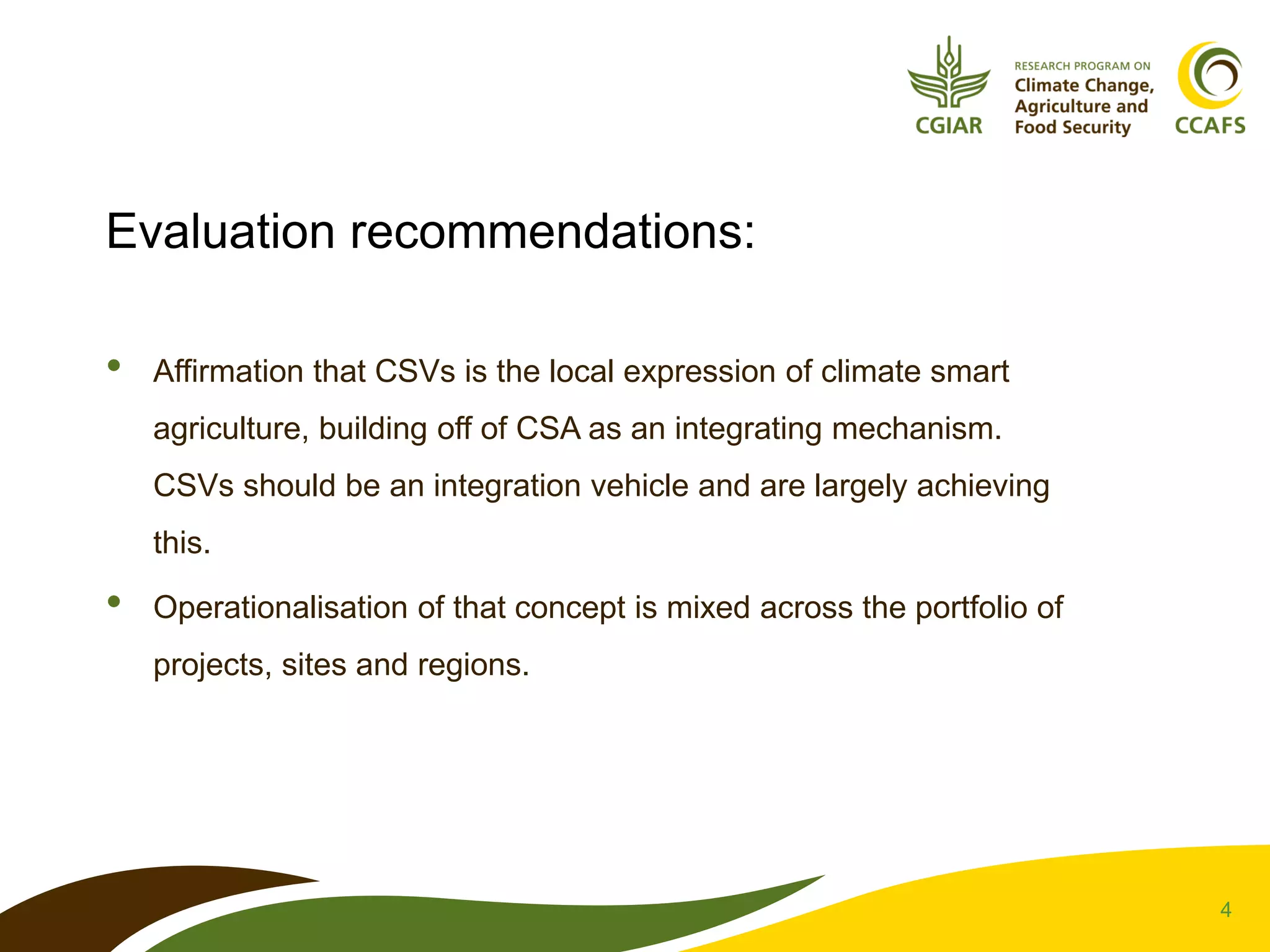 Climate Smart Villages Introduction | PDF