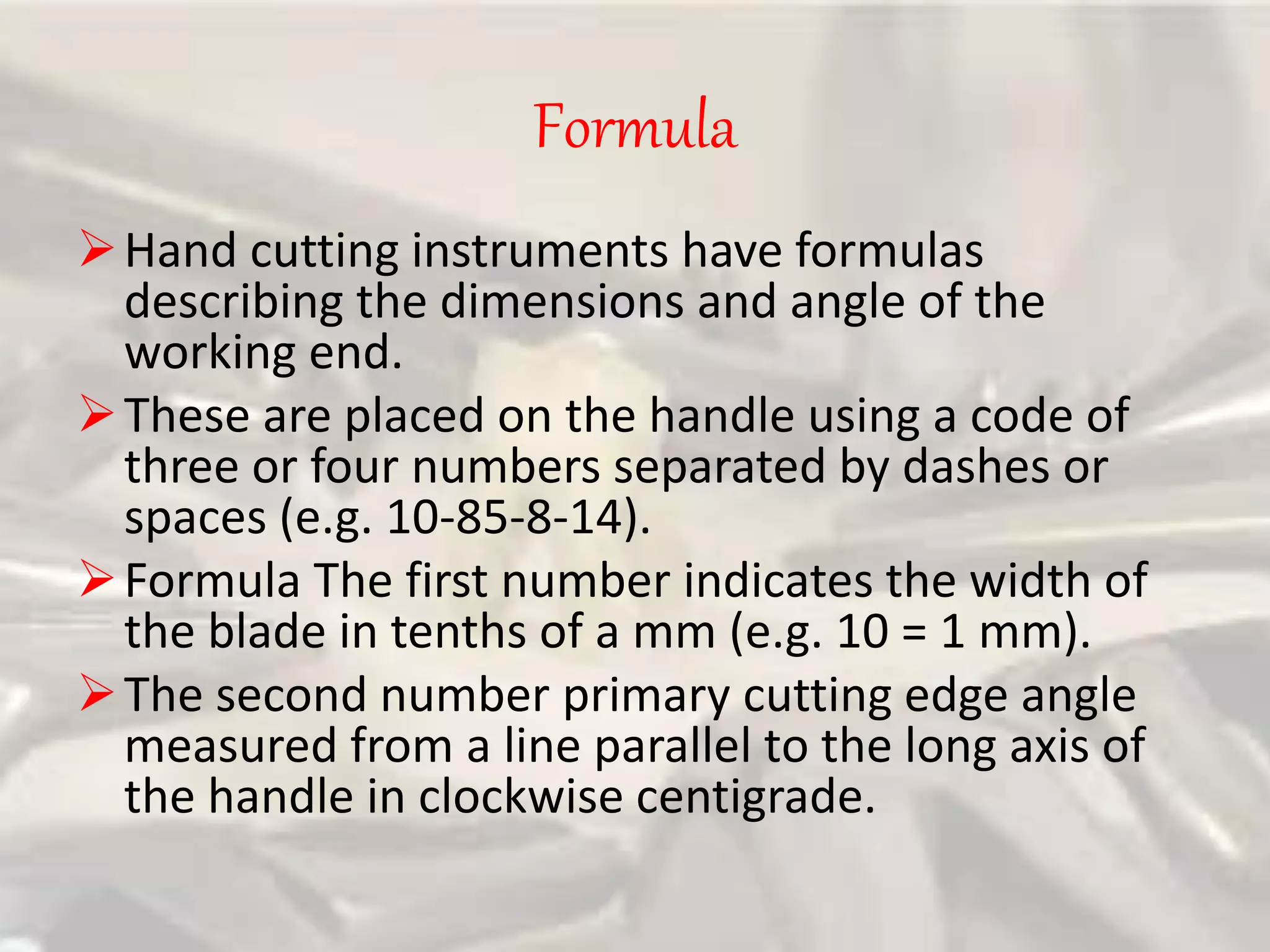 dental instruments | PPTX