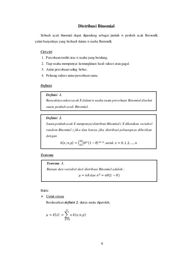 26++ Contoh Soal Sebaran Bernoulli - Contoh Soal Terbaru