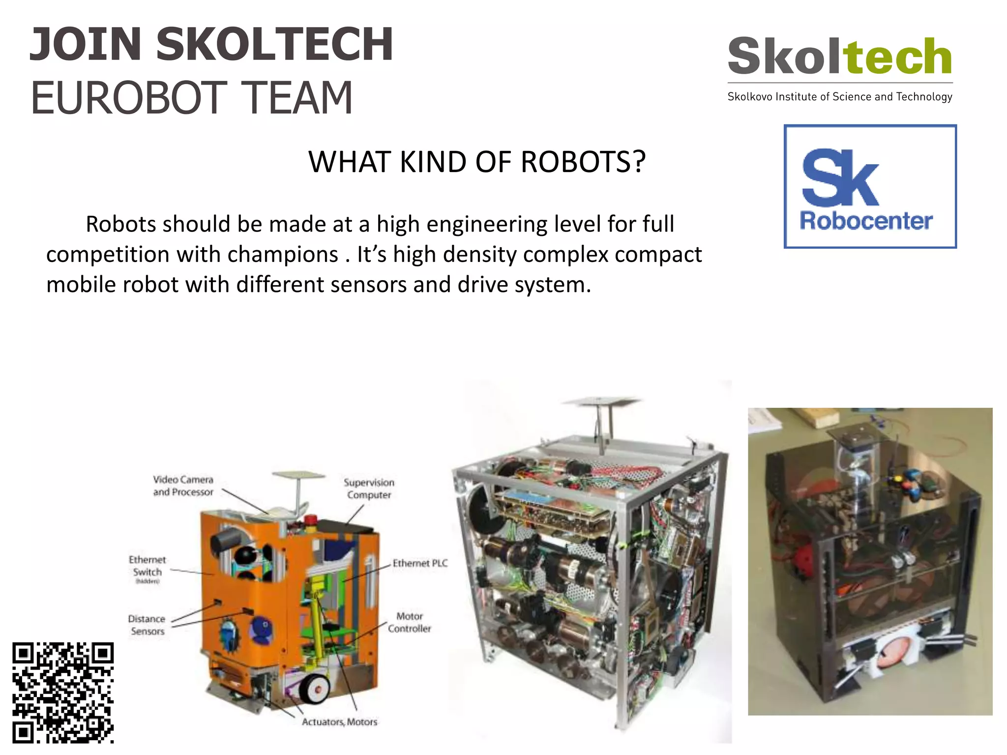 Skoltech eurobot | PPT
