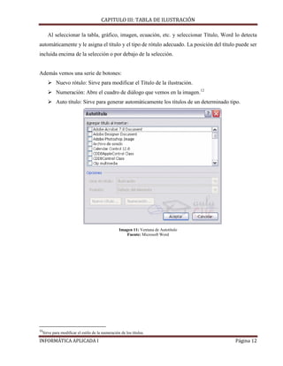 secciones , tabla de contenidos , tabla de ilustraciones | PDF ...