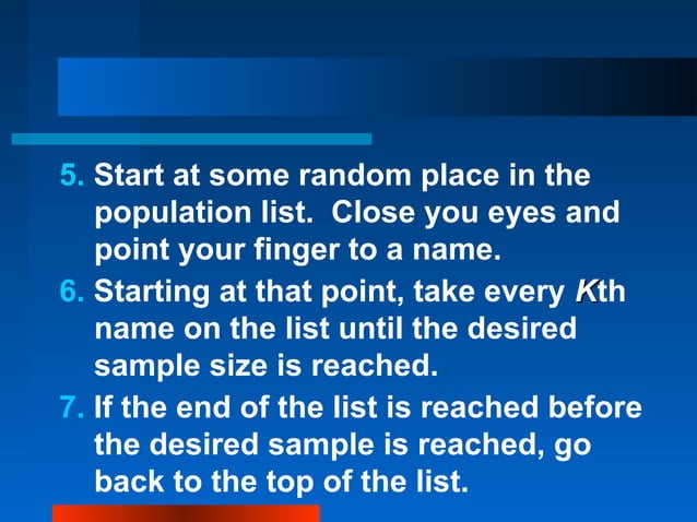 Educational Research Sampling And Population Ppt