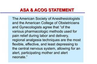 Labor analgesia Is It Attainable - Susilo Chandra, MD, FRCA | PPT