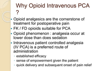 dr. Muh. Takdir - Patient Controlled Analgesia | PPTX