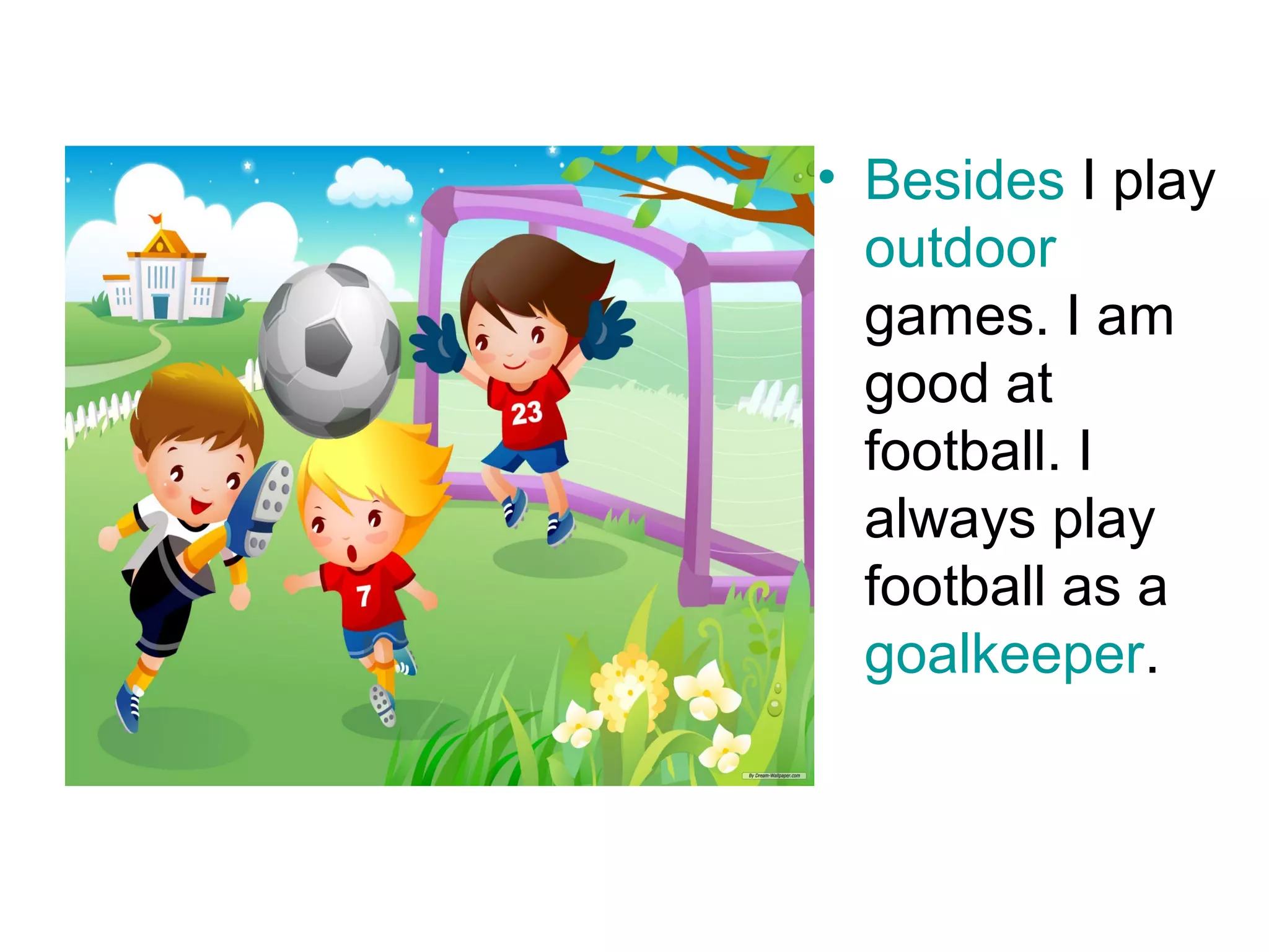 Presentation "My Free Time" | PPT