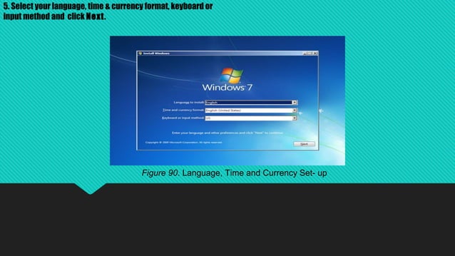 Windows 7 installation | PPT | Operating Systems | Computer Software and Applications