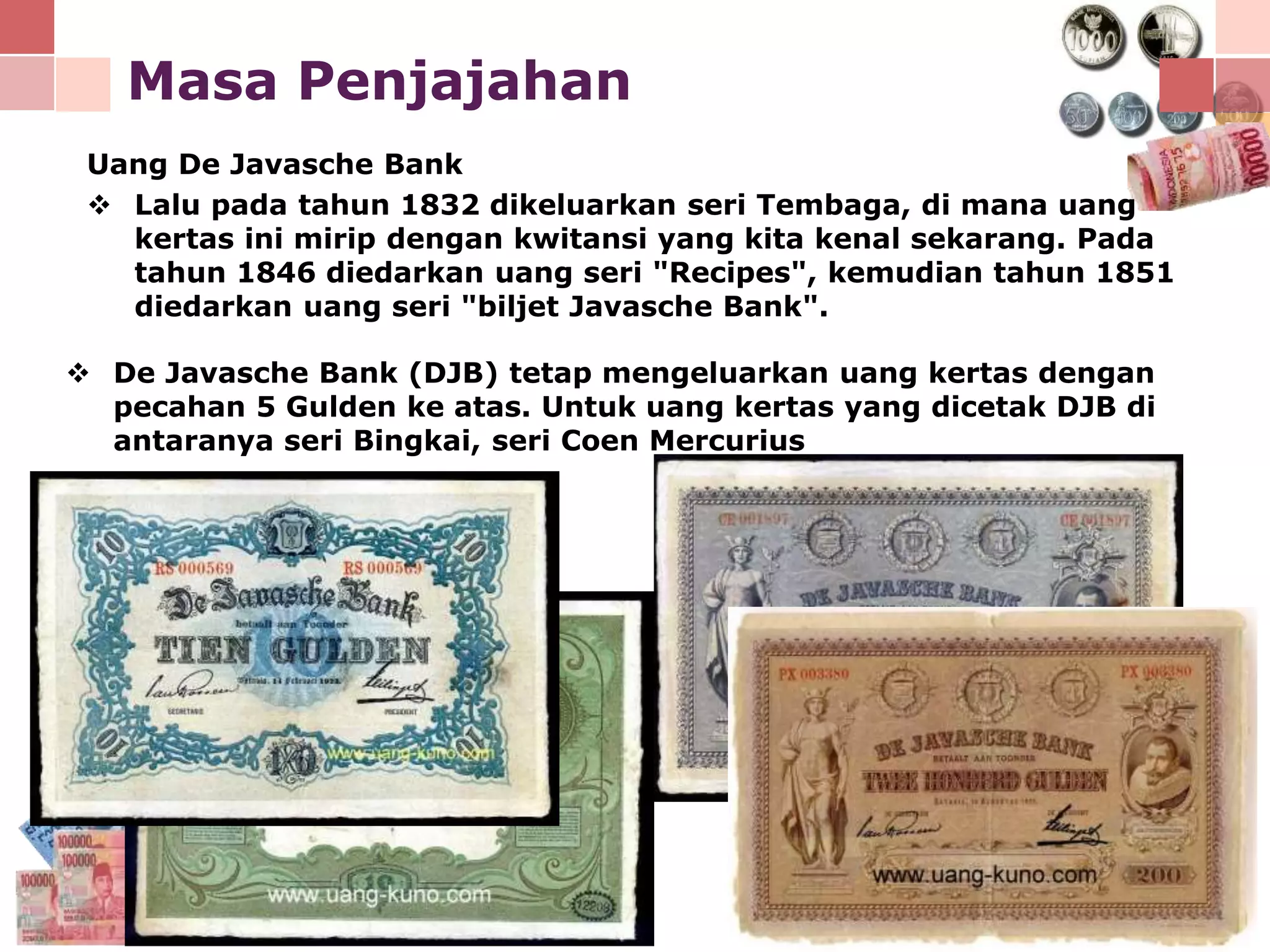 sejarah uang | PPTX