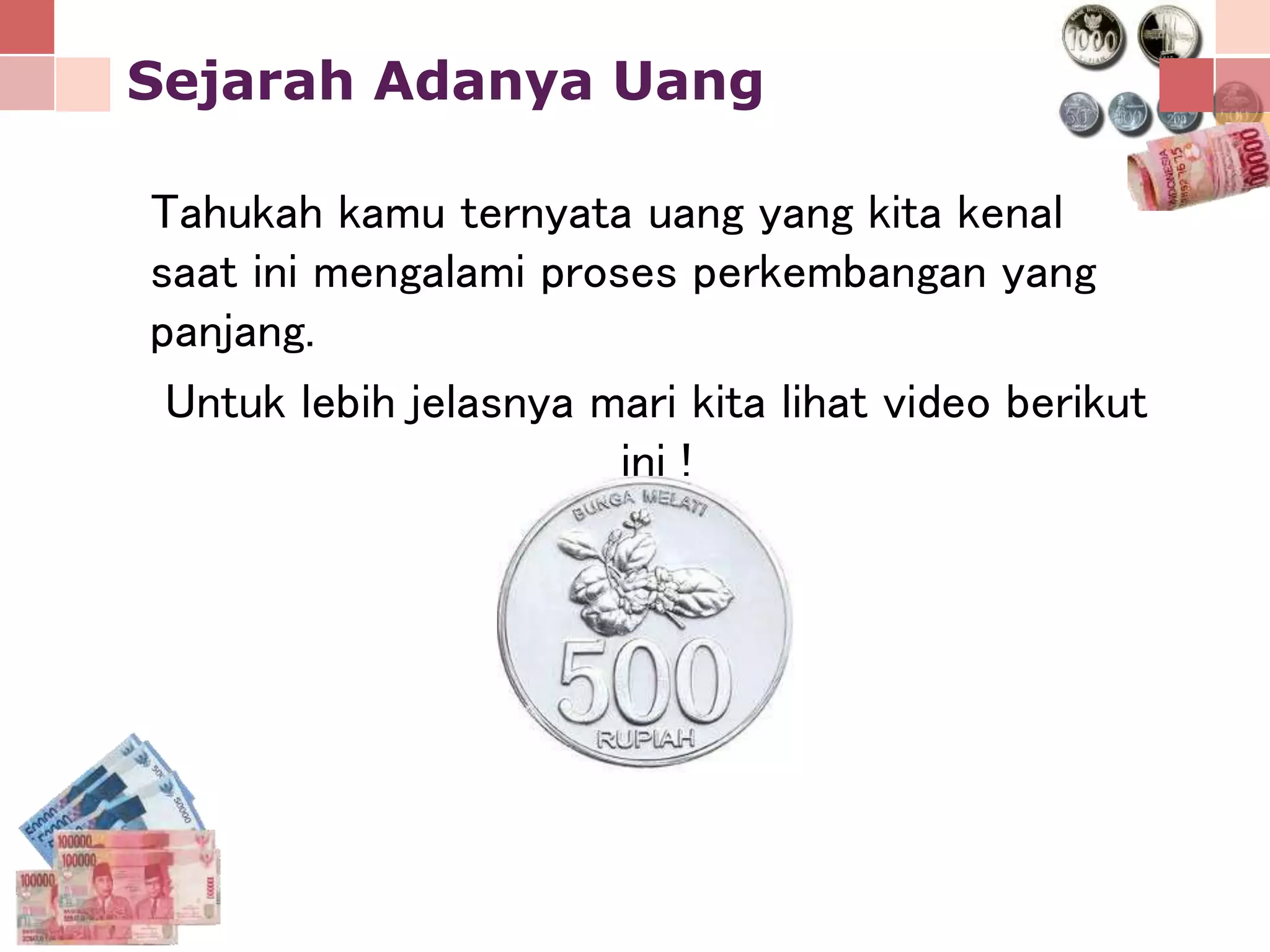 sejarah uang | PPTX