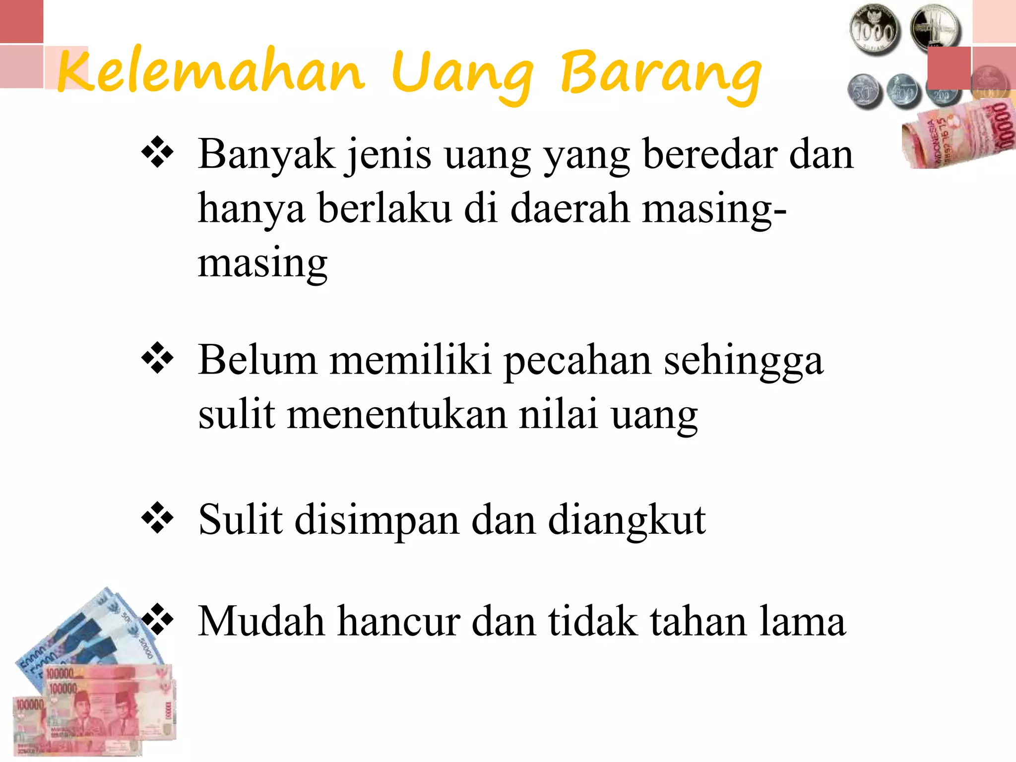 sejarah uang | PPTX