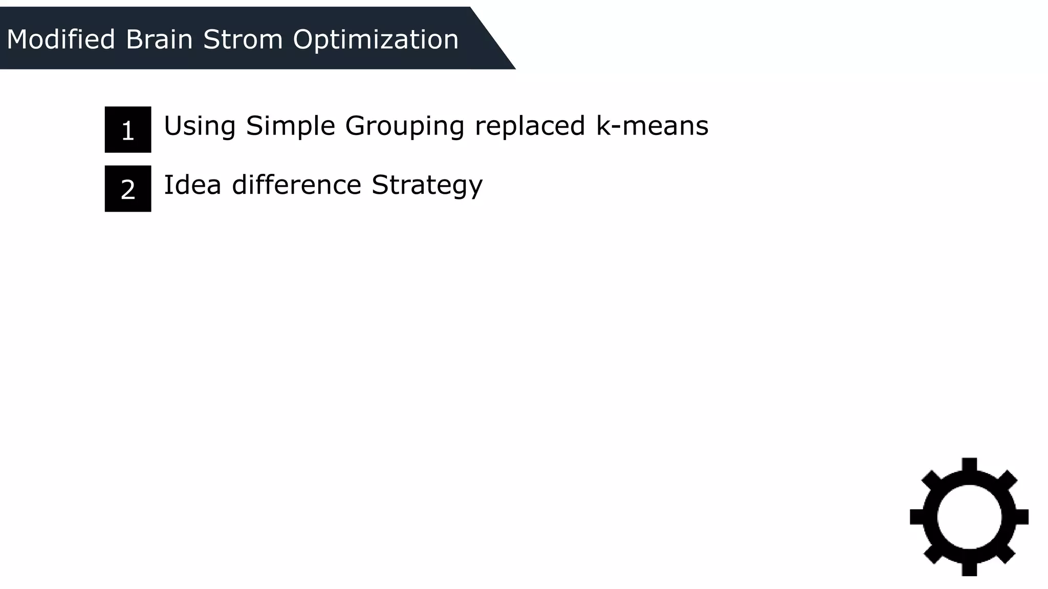 Brain storm algorithm | PPT