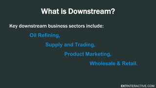 Oil 101 - What is Downstream? | PPTX