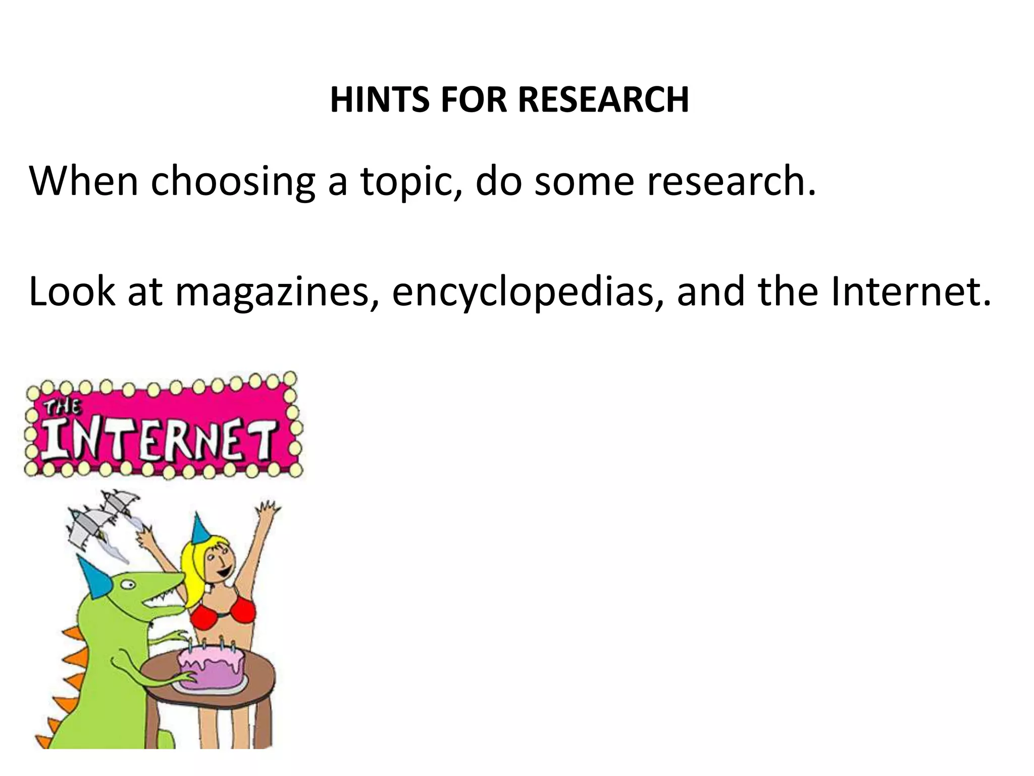 Finding A Topic For Your Research Paper | PPT