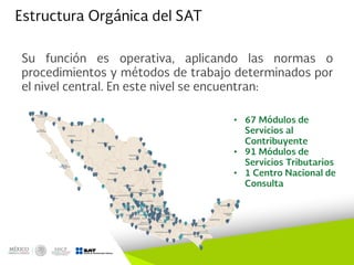 Estructura Organizacional y Funcional del SAT. Administraciones Locales ...