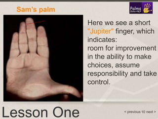 Lesson 1 palm reading:The fingers and the mounts | PPTX | Astrology ...