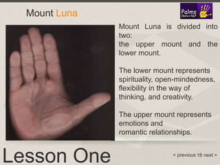 Lesson 1 palm reading:The fingers and the mounts | PPTX | Astrology ...