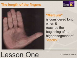Lesson 1 palm reading:The fingers and the mounts | PPTX | Astrology ...