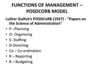 1. fundamentals of mgmt | PPTX | Executive Leadership & Management ...