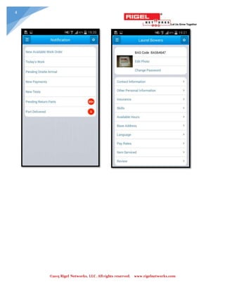 A Case Study on Technician Management Application By Rigel Networks ...