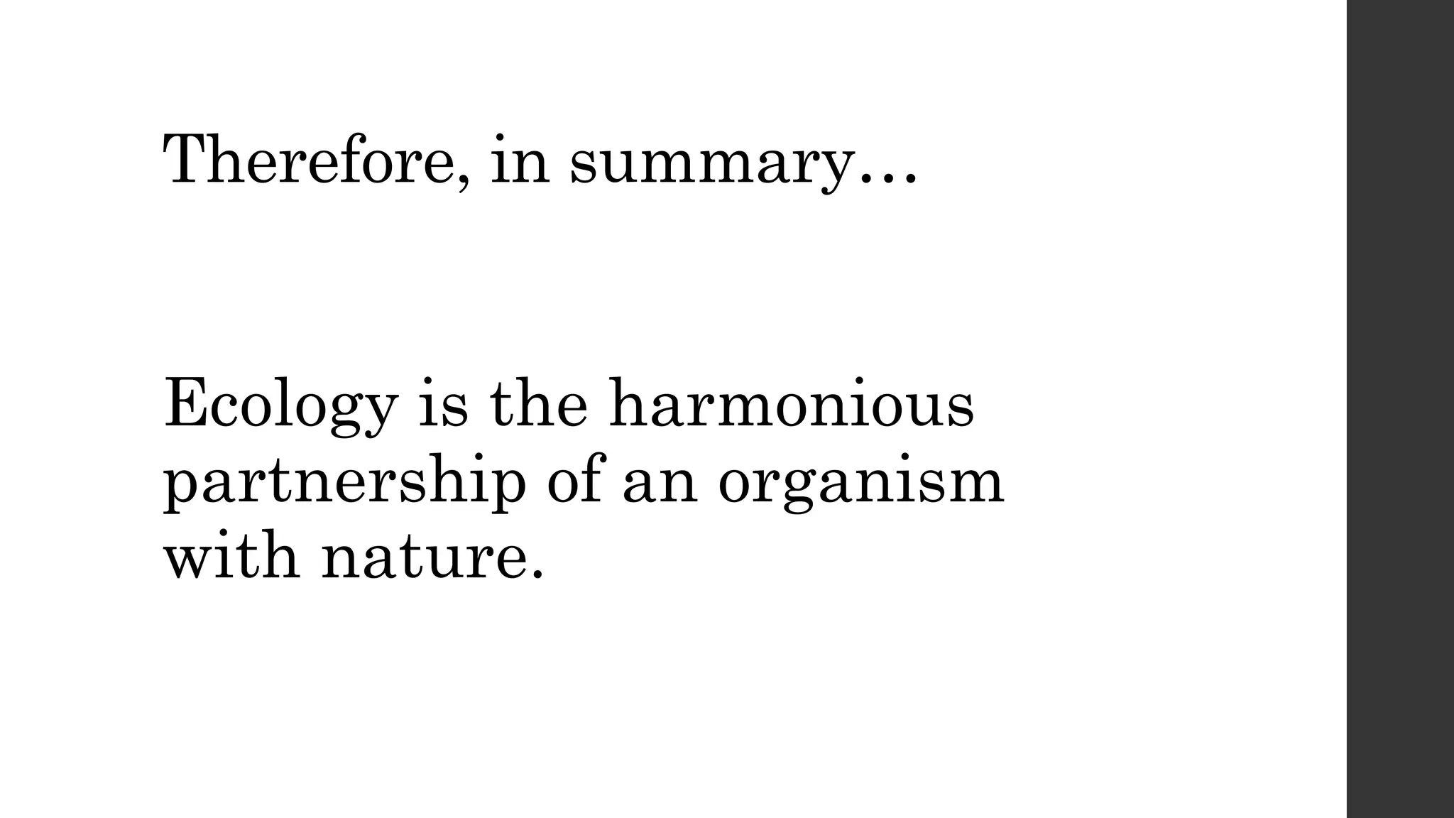 1.2 scope and meaning of ecology | PPTX