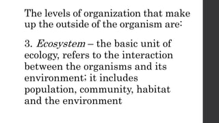 1.2 scope and meaning of ecology | PPTX