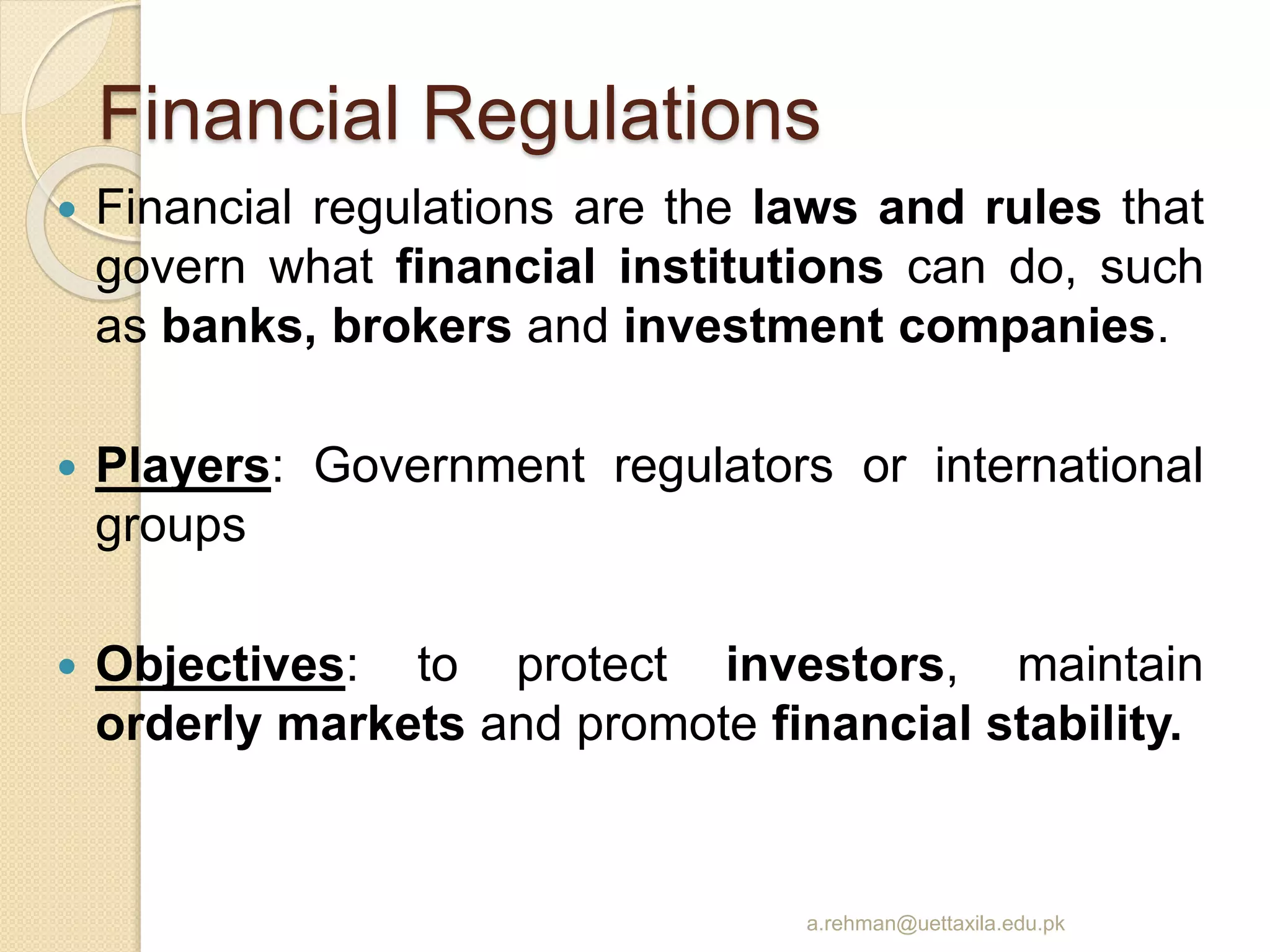 1. an introduction regulation, supervision and control of Islamic banks ...