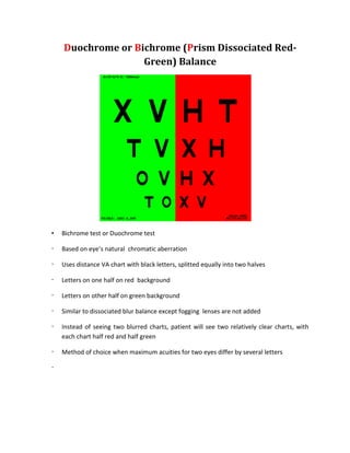 binocular balancing by optom faslu muhammed | PDF