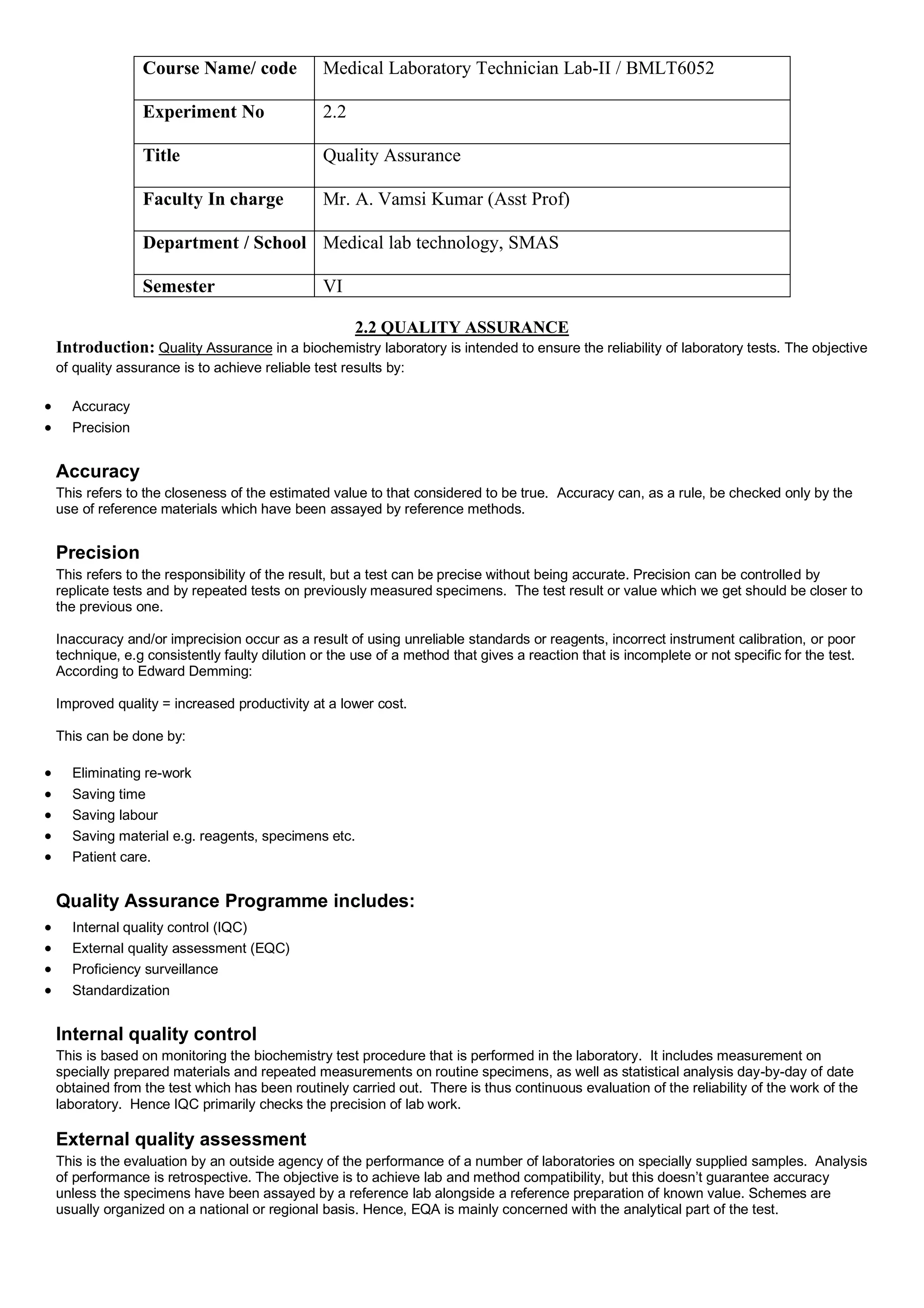 Medical Laboratory technology Lab Manual for MLT students | PDF