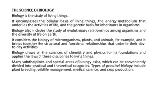 1-15 Science of Biology, all important topics.pptx