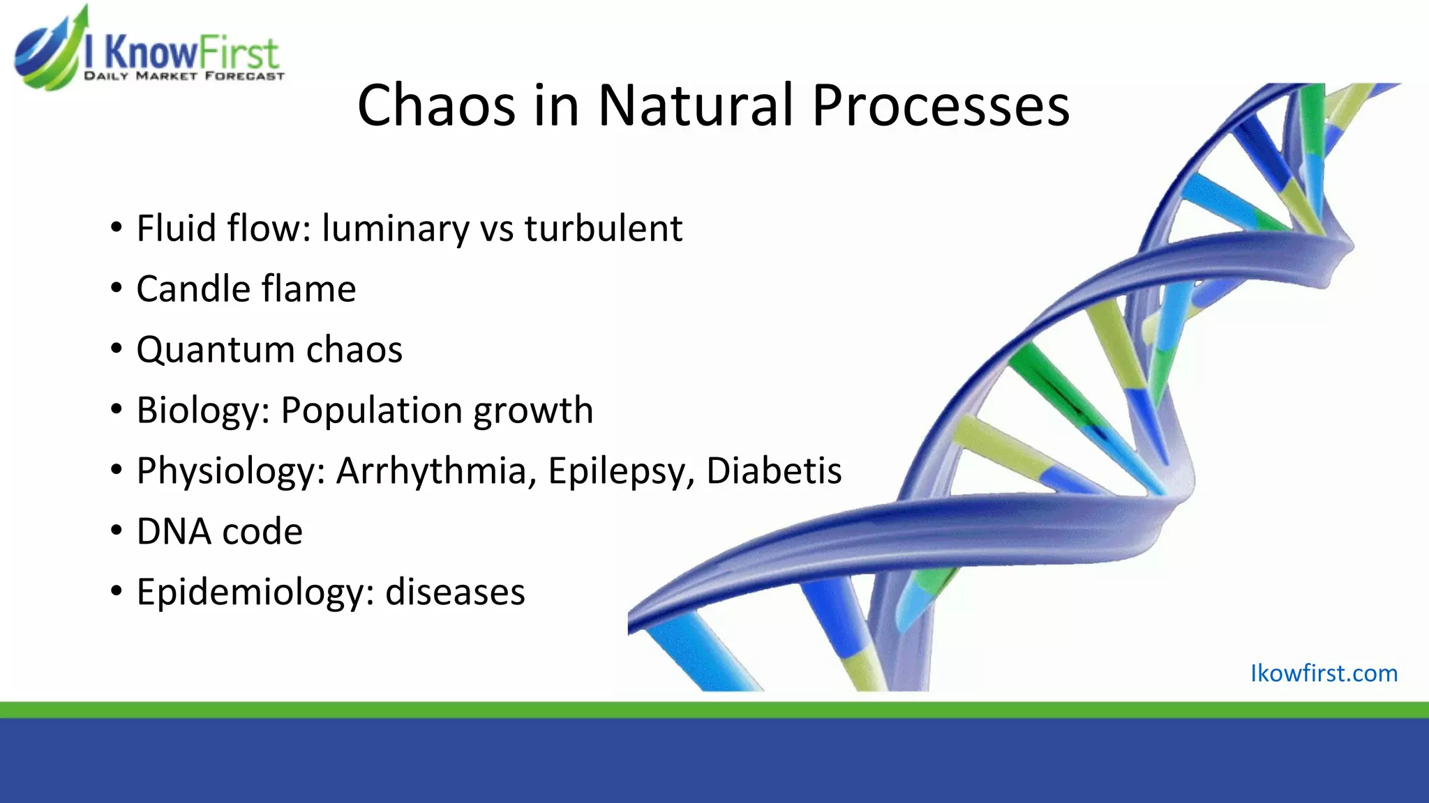 Machine Learning, Stock Market and Chaos | PPT