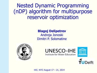 Nested dynamic programming algorithm | PPT