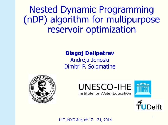 Nested dynamic programming algorithm | PPT