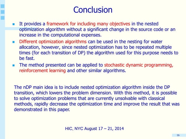 Nested Dynamic Programming Algorithm Ppt