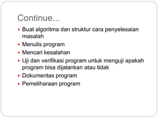 algoritma dan pemrograman | PPT