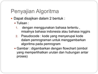 algoritma dan pemrograman | PPT