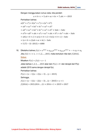 1. teorema vieta | PDF