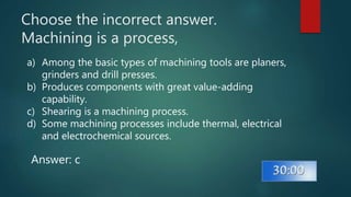 Introduction to Manufacturing - 1 | PPTX