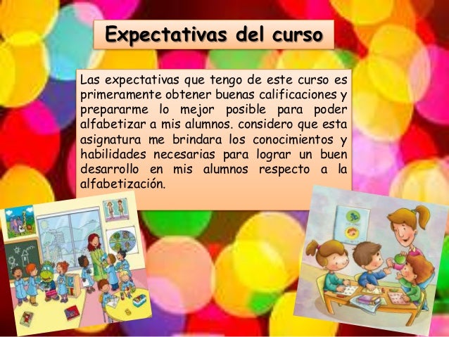 1. expectativas del curso