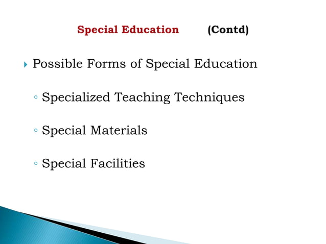 1. special education | PPTX