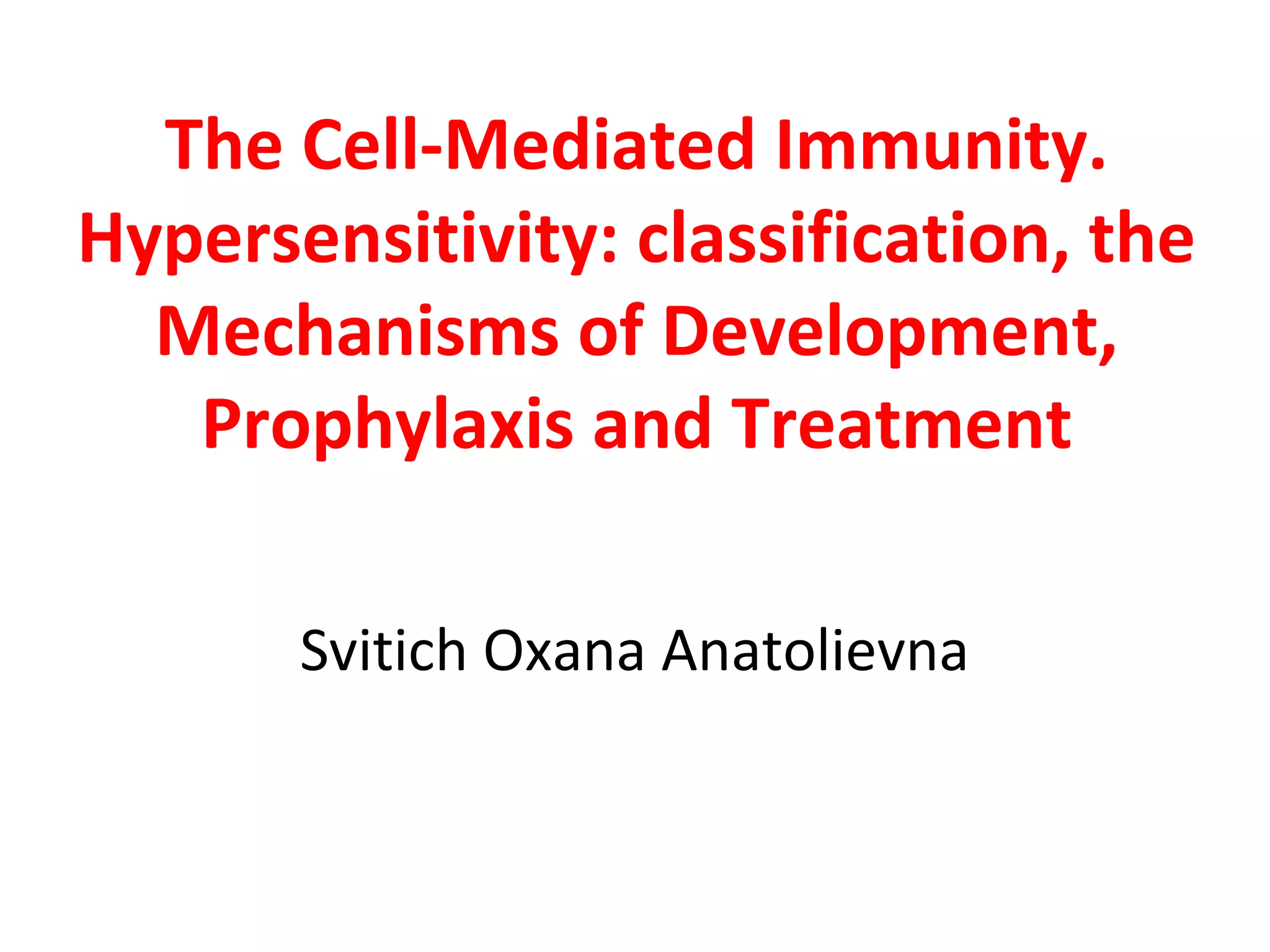 Cell mediated Immunity | PPS