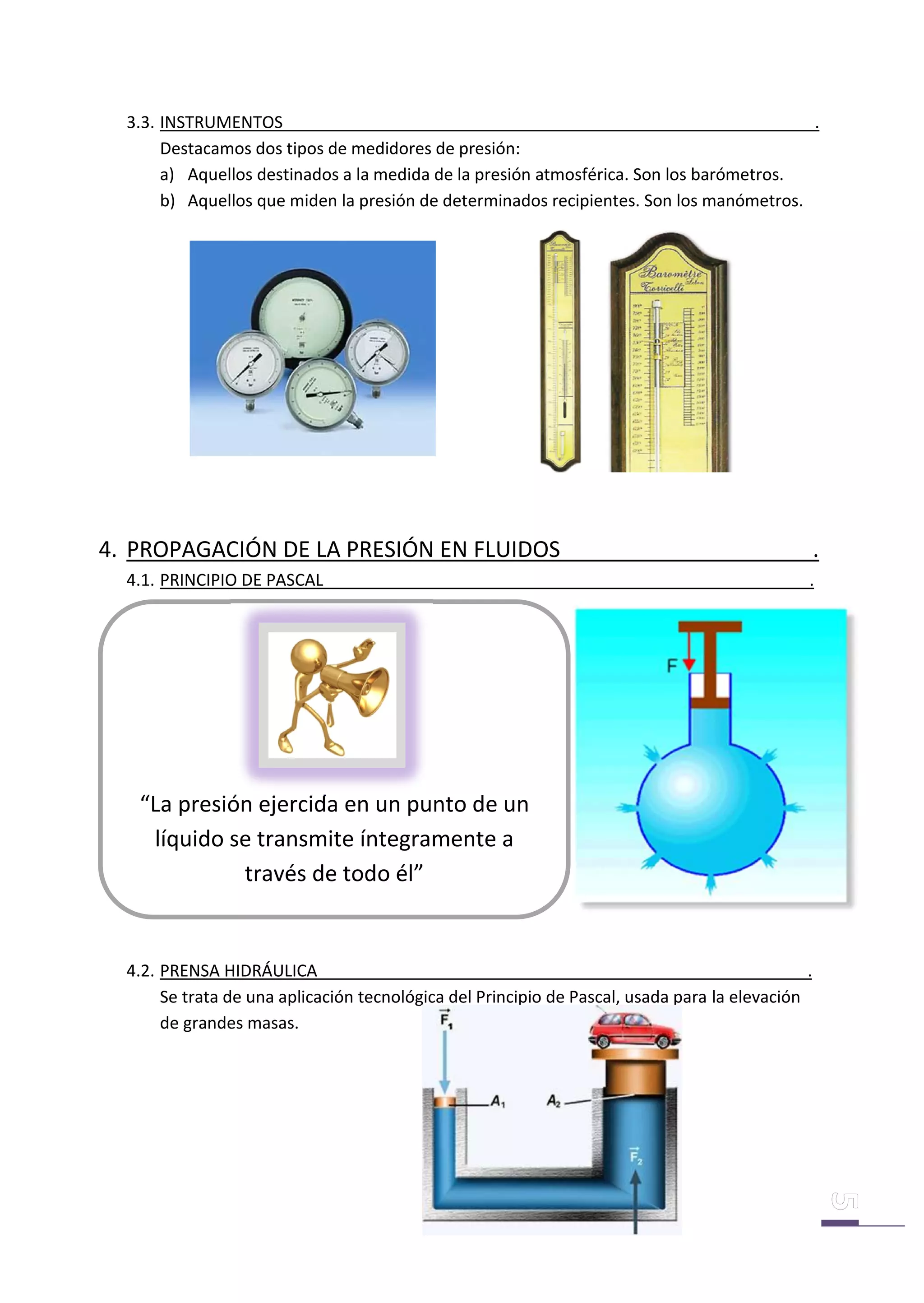 Fuerzas y Presiones en Fluidos | PDF