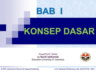 1. konsep dasar_1 | PPT