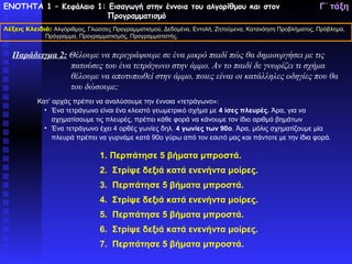 Αλγόριθμος και Προγραμματισμός | PPT