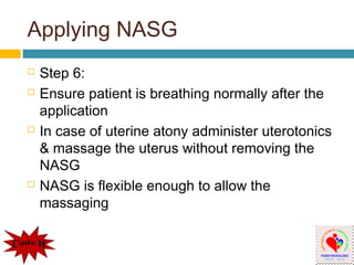 1. transfer of patient in SHOCK THE LIFE WRAP NASG GARMENT | PPT