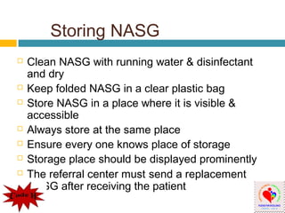 1. transfer of patient in SHOCK THE LIFE WRAP NASG GARMENT | PPT
